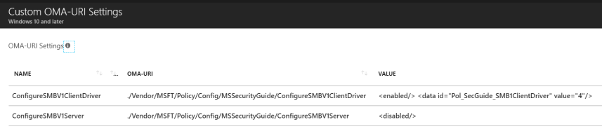How to disable SMBv1 with Intune [deep dive analysis] – Modern IT ...