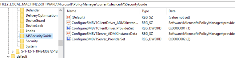 How to disable SMBv1 with Intune [deep dive analysis] – Modern IT ...
