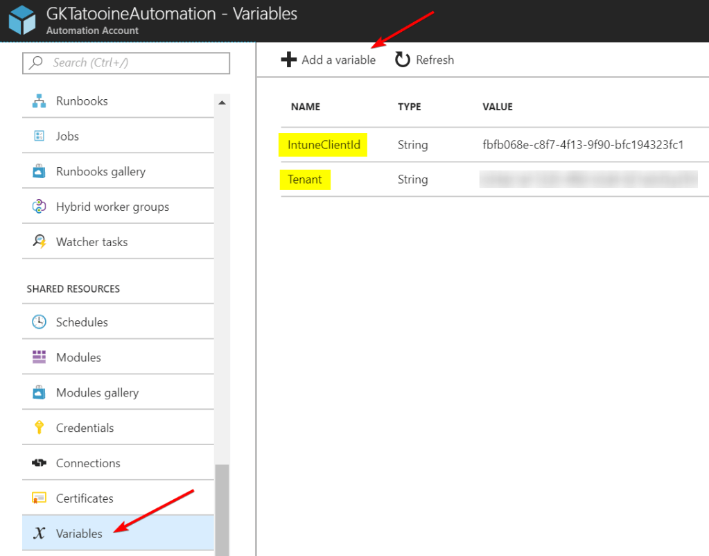 Process automation for Intune and Azure AD with Azure Automation ...