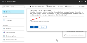 How to “Push-button reset” Windows 10 – Modern IT – Cloud – Workplace