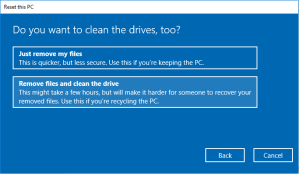 How to “Push-button reset” Windows 10 – Modern IT – Cloud – Workplace