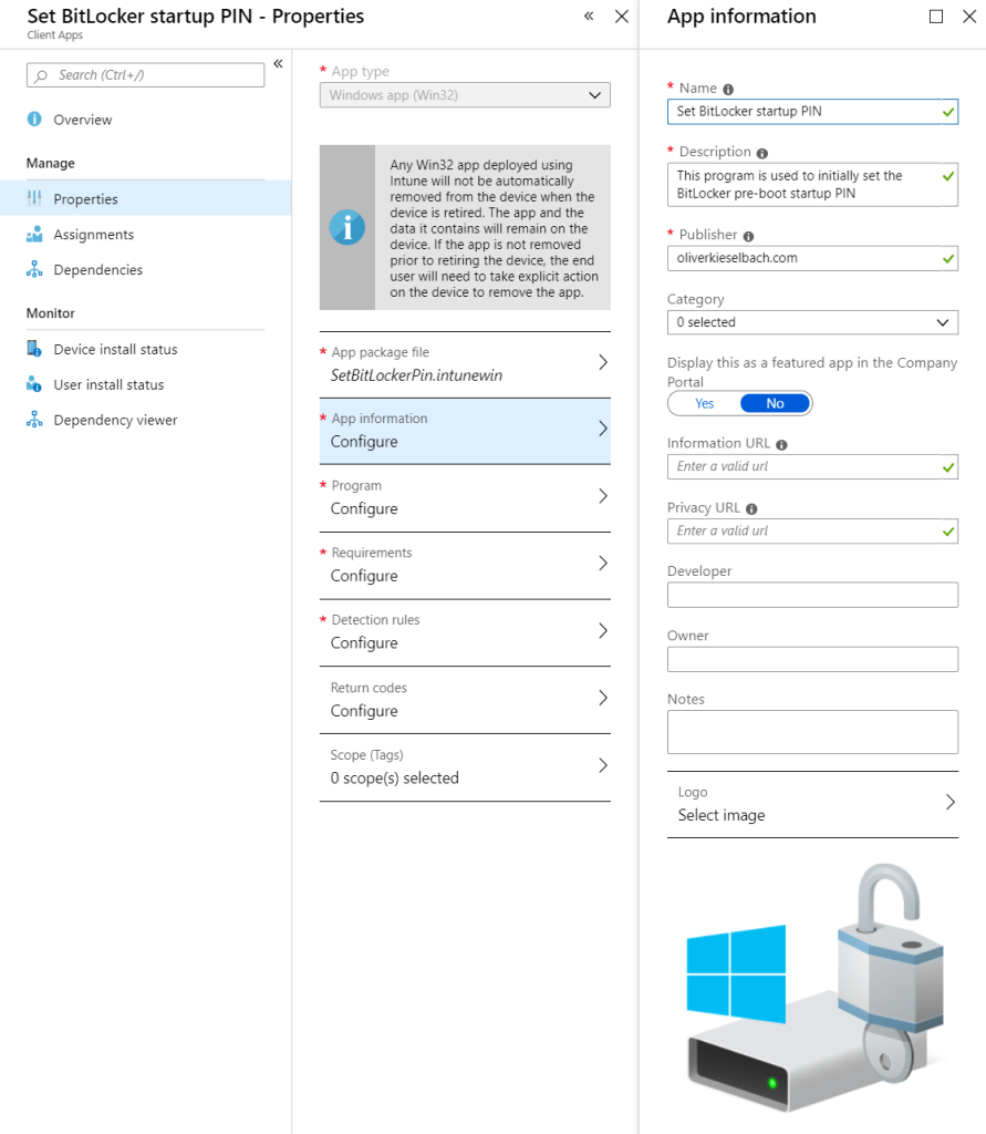 How to enable Pre-Boot BitLocker startup PIN on Windows with Intune ...