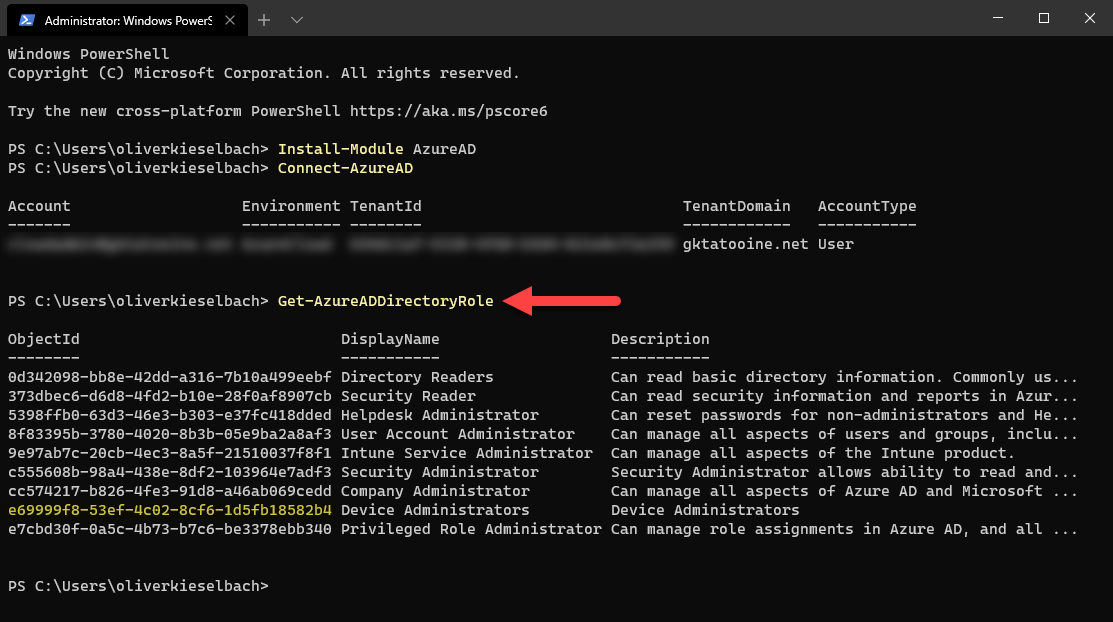 PowerShell Helpers to convert Azure AD Object IDs and SIDs – Modern IT ...