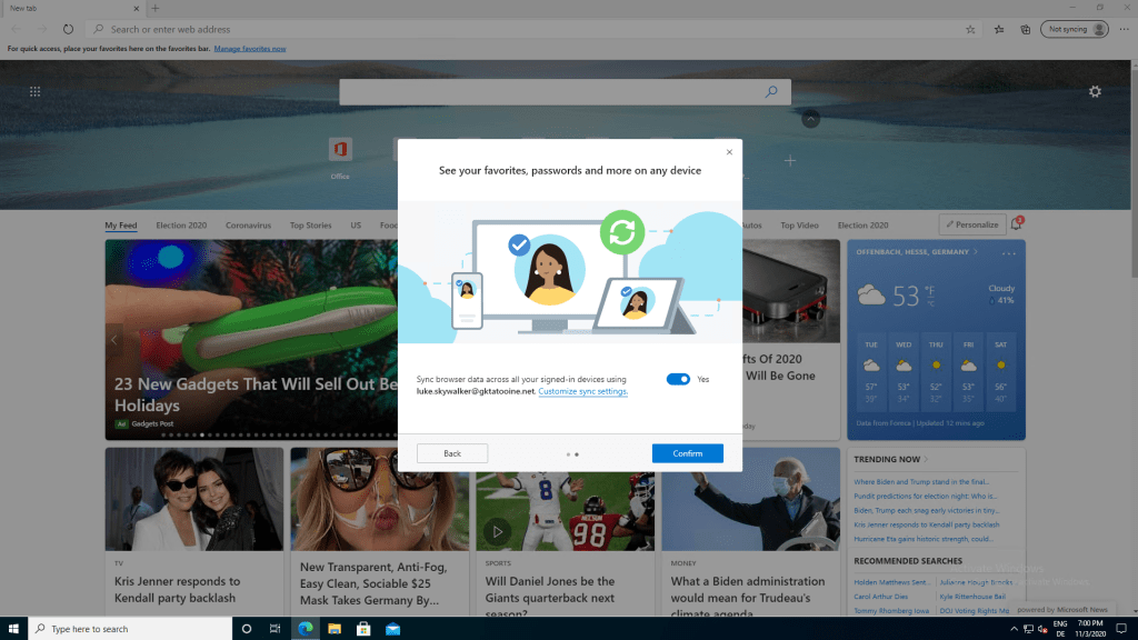 New Edge sync policy in action – Modern IT – Cloud – Workplace