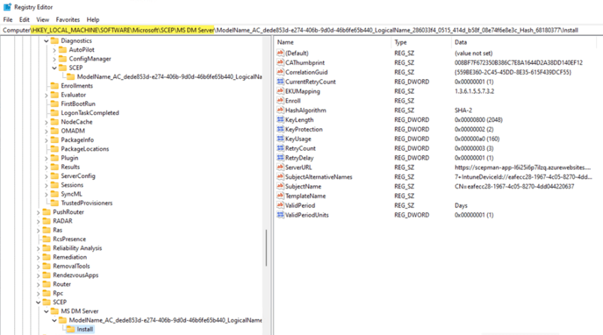 Deep dive of SCEP certificate request/renewal on Intune-managed Windows clients – Modern IT ...