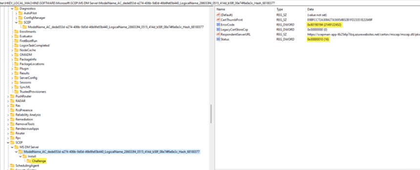 Deep dive of SCEP certificate request/renewal on Intune-managed Windows clients – Modern IT ...
