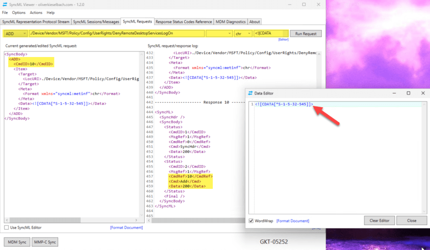 MDM Local Management using SyncML Viewer – Modern IT – Cloud – Workplace
